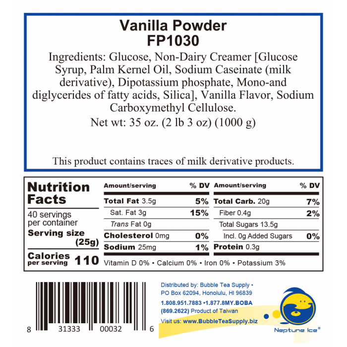 bubble tea vanilla muse